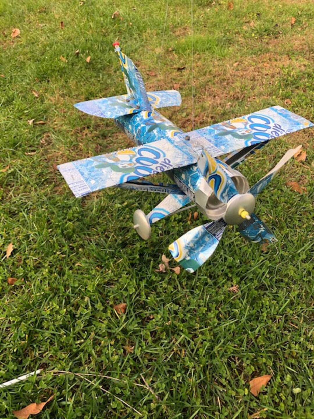 Diet Nestea Cool Single Wing Airplane - Hand Made Out of Aluminum Cans ...