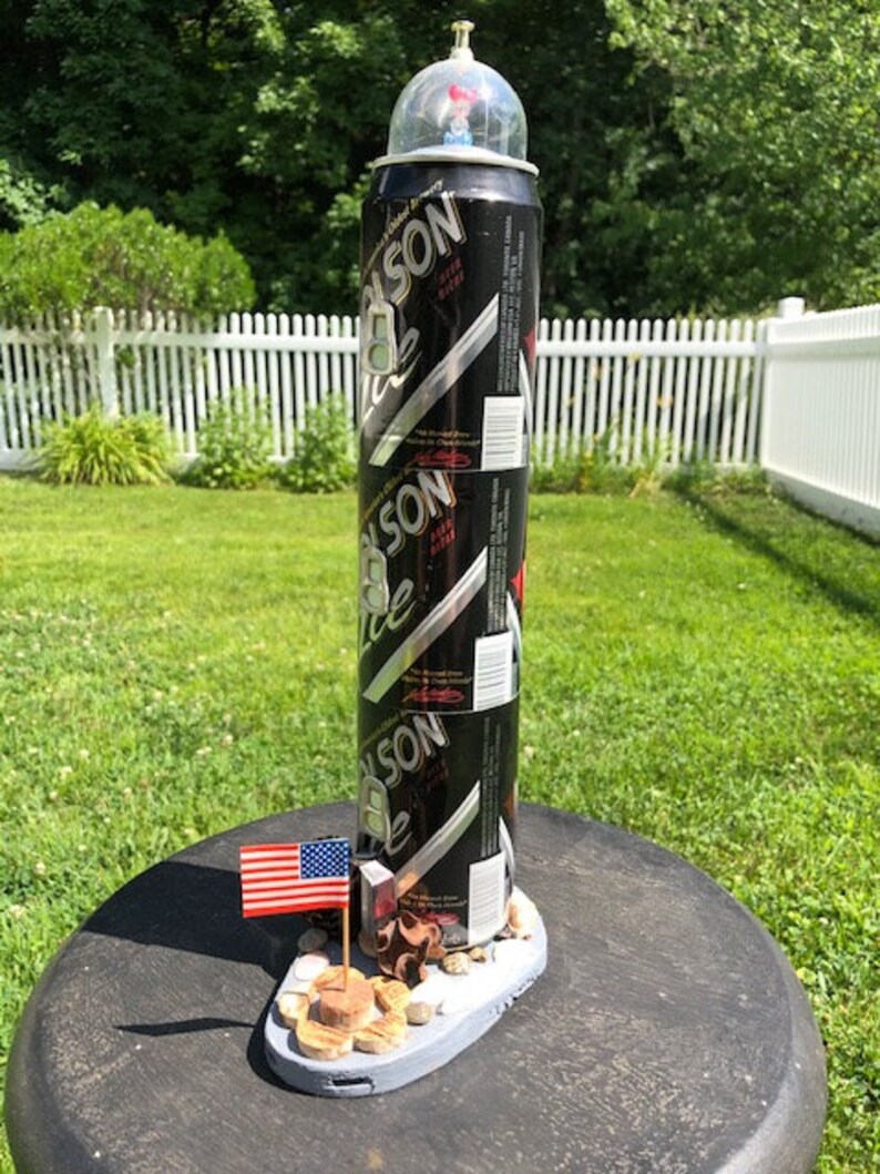 Molson Ice Lighthouse - Hand Made Out of Aluminum Cans - Etsy