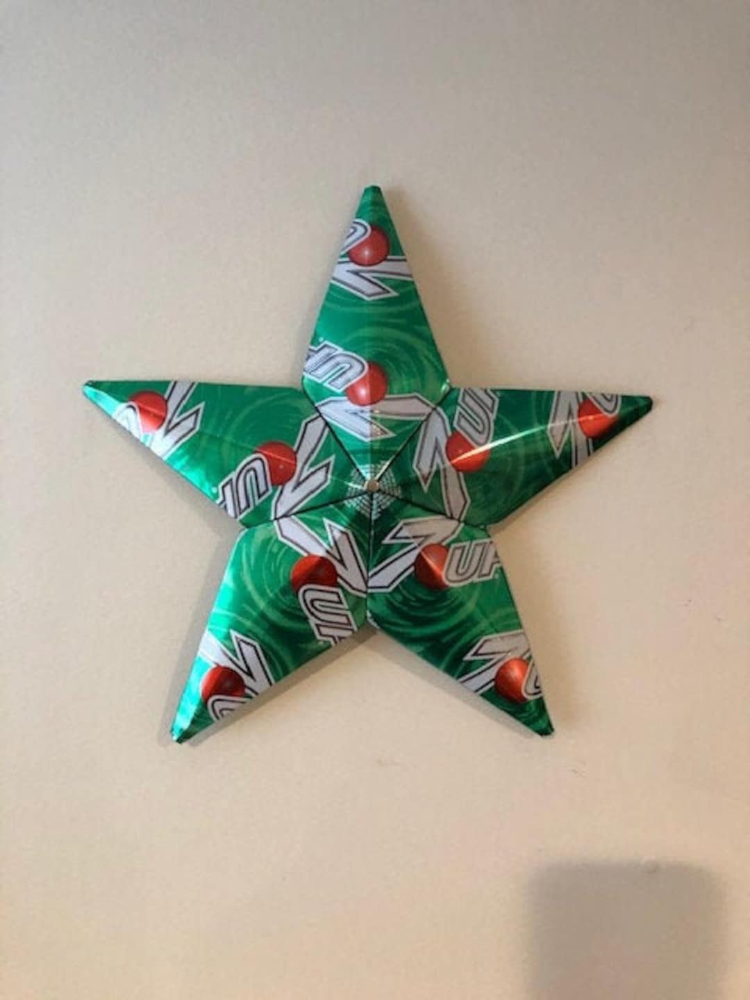 7 up Star - Hand Made Out of Aluminum Cans - Etsy