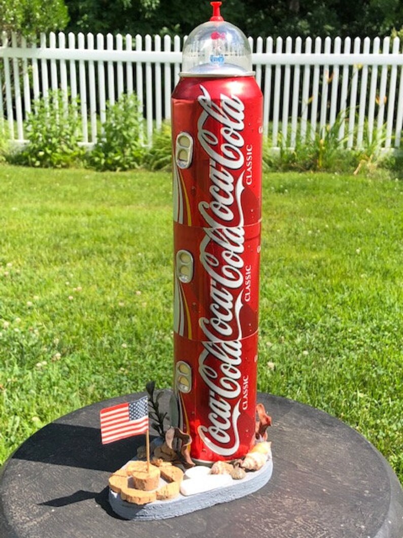 Coca Cola Lighthouse - Hand Made Out of Aluminum Cans - Etsy