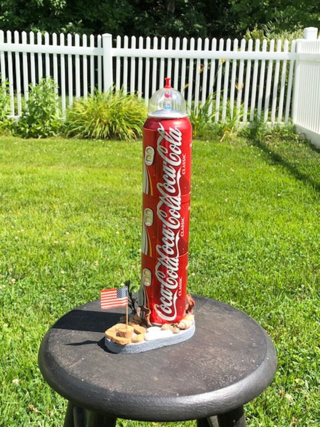Coca Cola Lighthouse - Hand Made Out of Aluminum Cans - Etsy