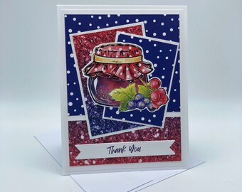 Thank You Card Handmade With Envelope, Fall, Flower, Daisy Paper - Etsy