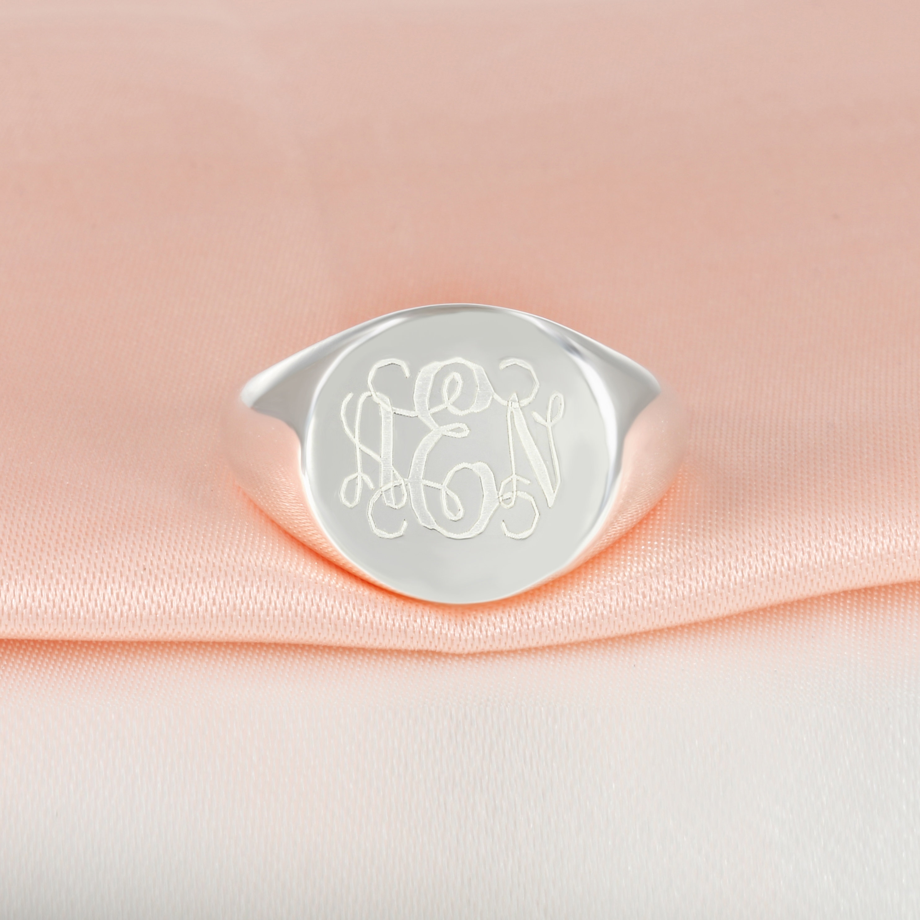 Personalized Signet Ring,monogram Ring,initial Ring,letter Ring,gold ...