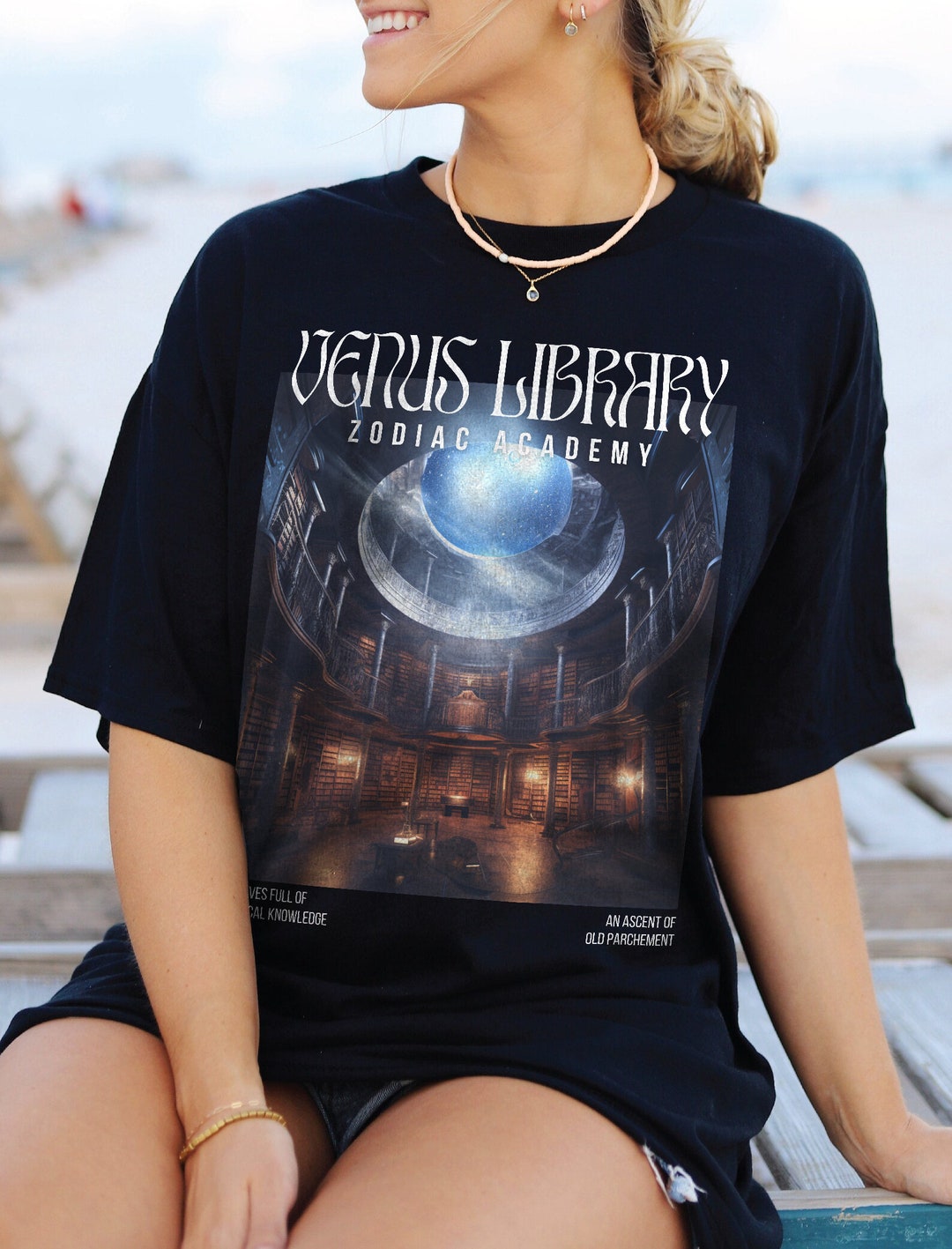 Zodiac Academy Venus Library Shirt Vega Twins Lance Orion Darius Acrux ...