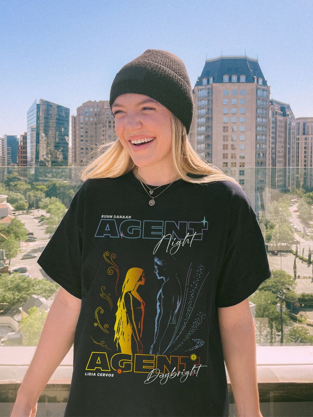 Ruhn Danaan Shirt | Crescent City Merch Agent Night Day Lidia Cervos ...