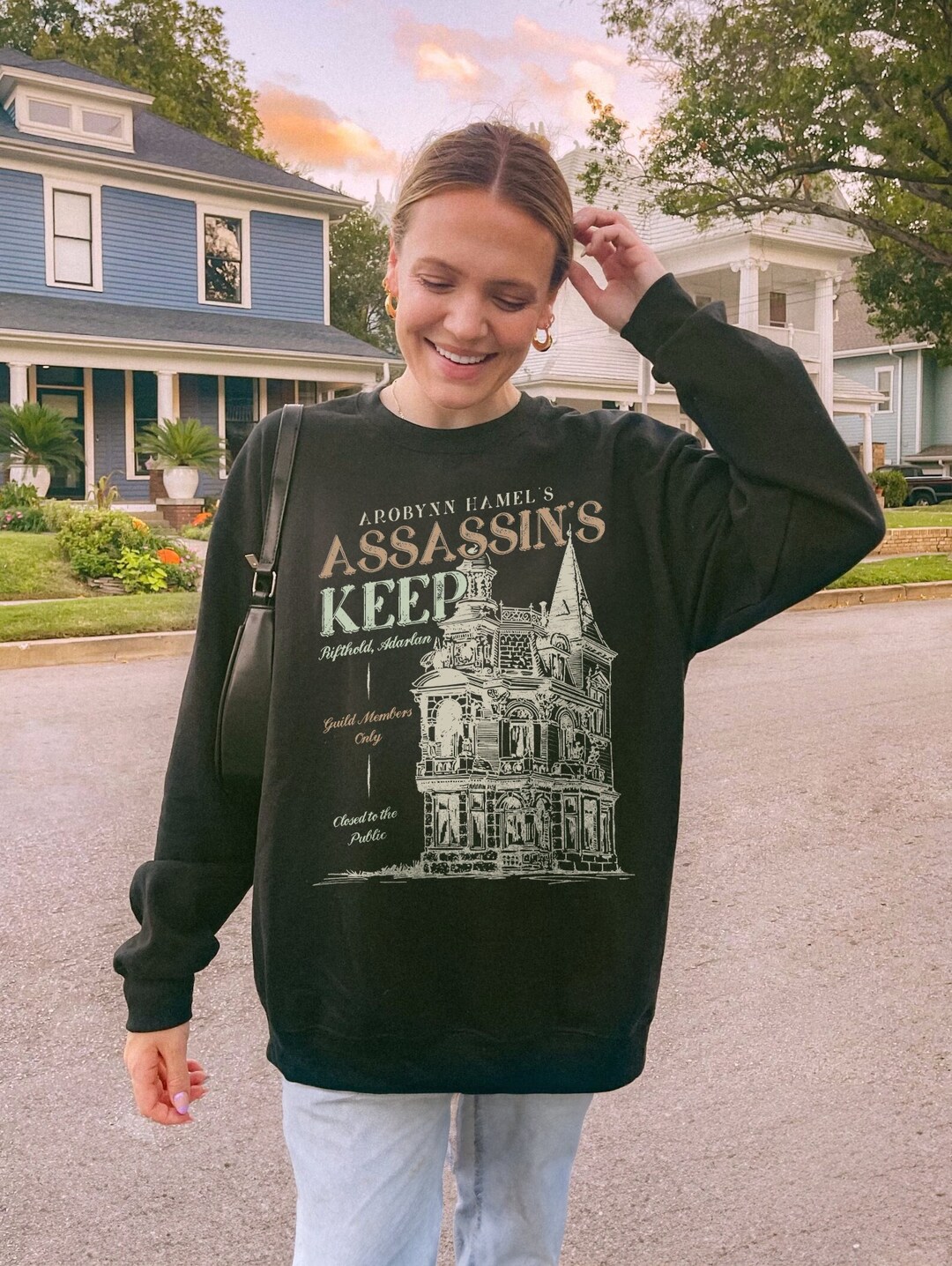 Assassin's Keep Sweatshirt | Throne of Glass Merch Aelin Galathynius ...