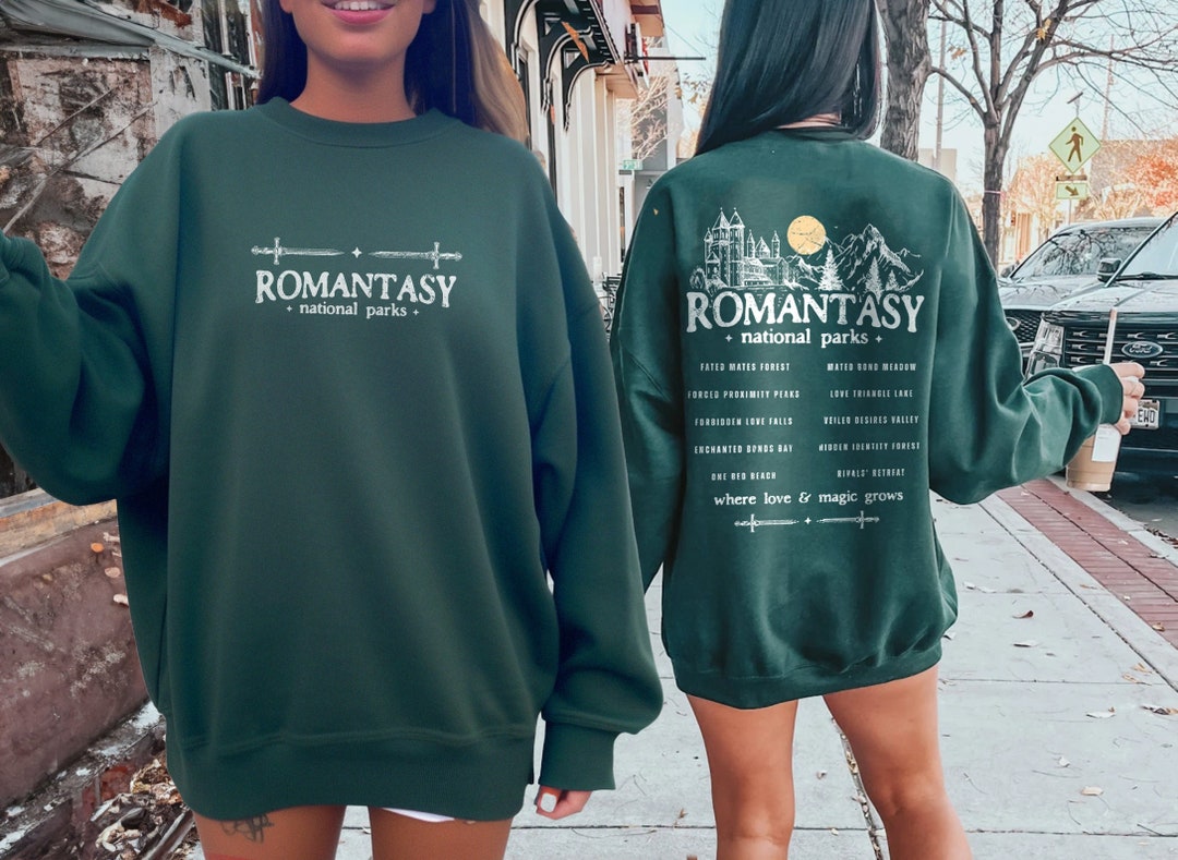Romantasy Reader Sweatshirt | Fantasy Romance Reader Bookish Merch Book ...