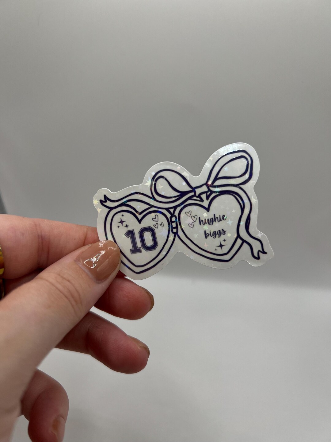 Boys of Tommen Hughie Biggs Heart Locket Sparkle Sticker | Chloe Walsh ...