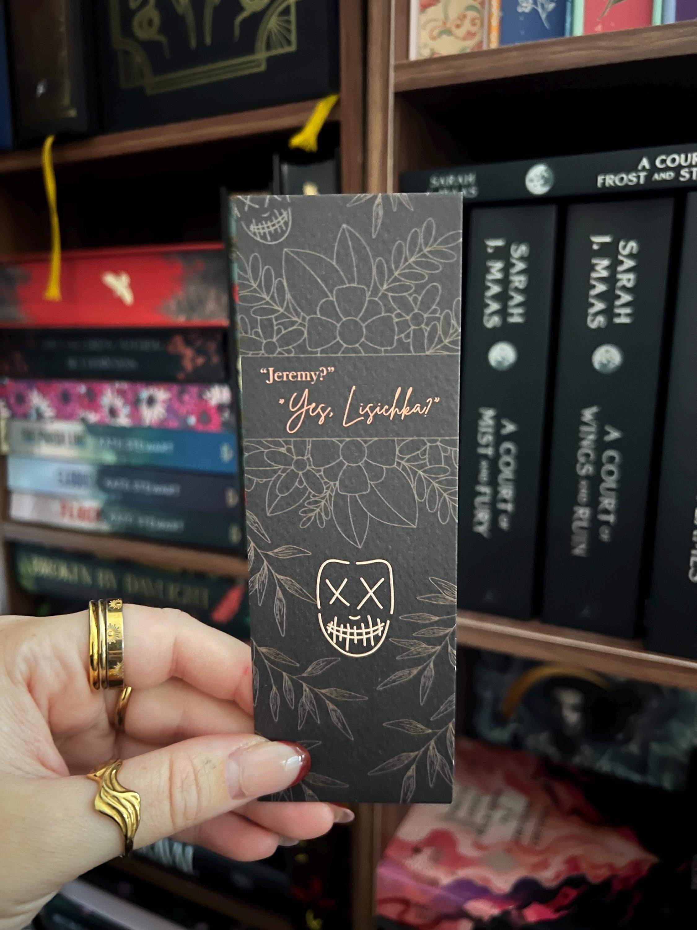 Double Sided Hammered Texture Card Bookmark Legacy of Gods | Rina Kent ...