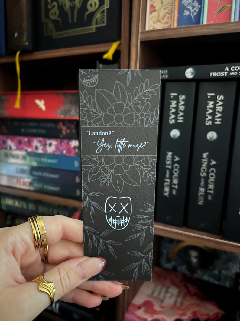 Double Sided Hammered Texture Card Bookmark Legacy of Gods | Rina Kent ...