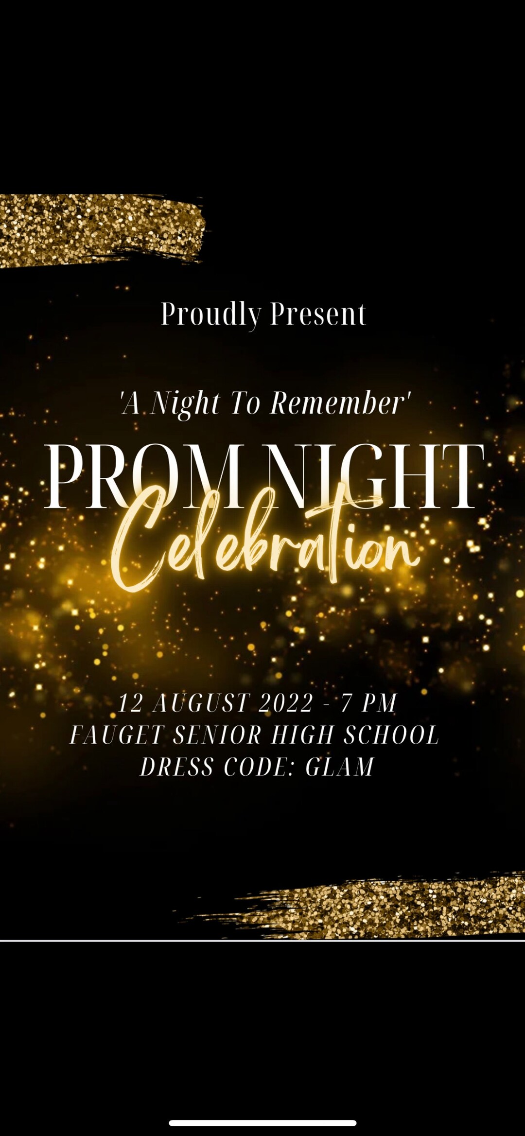 Prom Send off Invitation - Etsy