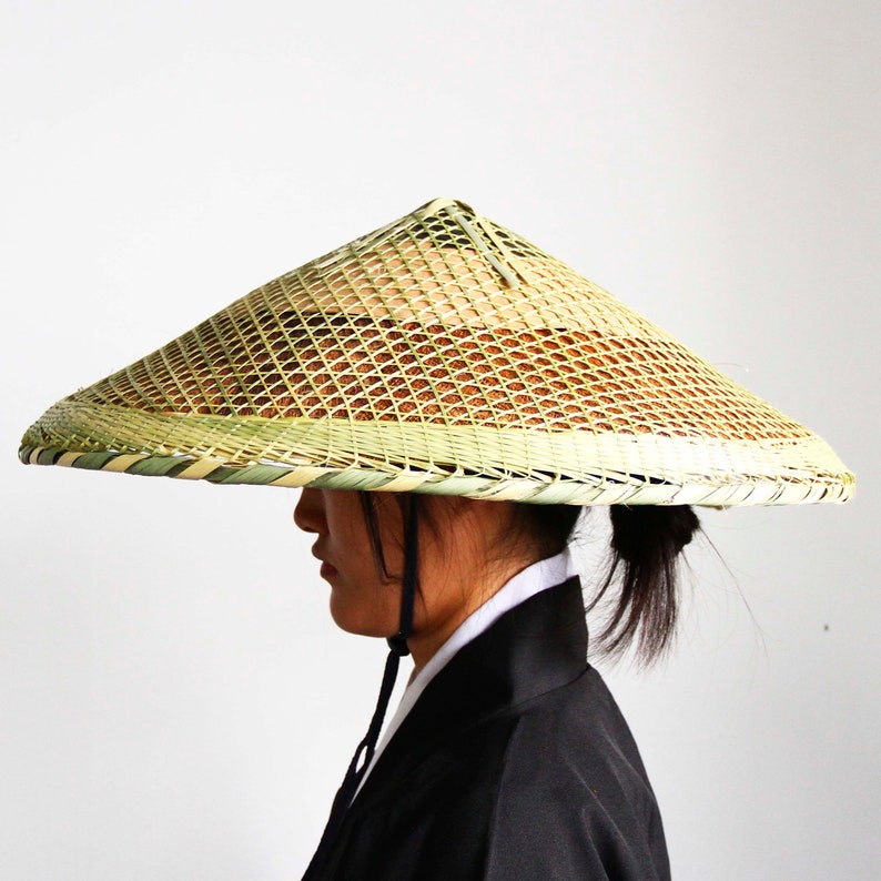 Bamboo Japanese Hat Samurai Hat Cosplay Asian Hat Cone Dia. - Etsy