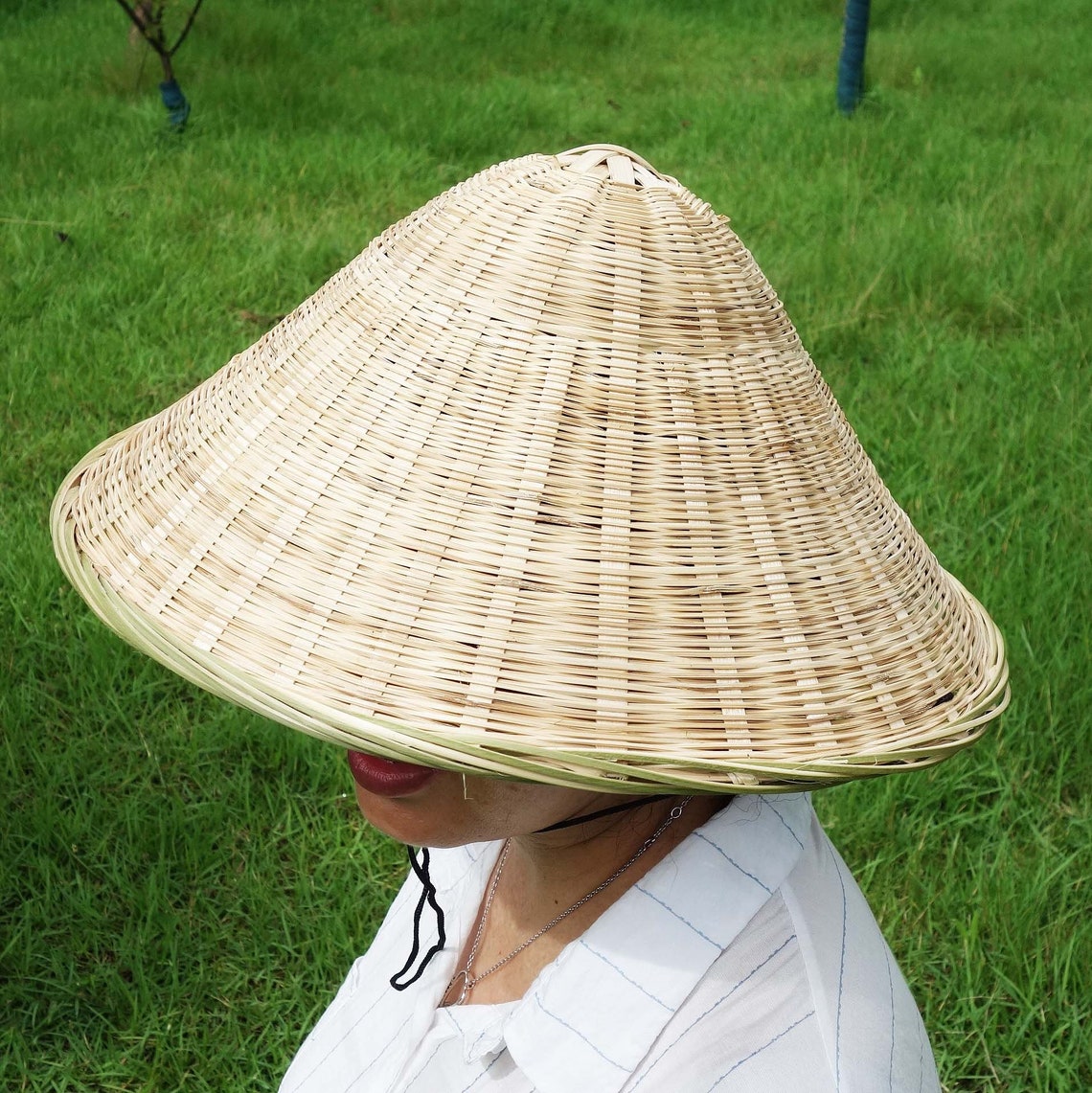 Bamboo Hat Chinese Hat Japanese Hat Conical Hat Dia 14. - Etsy