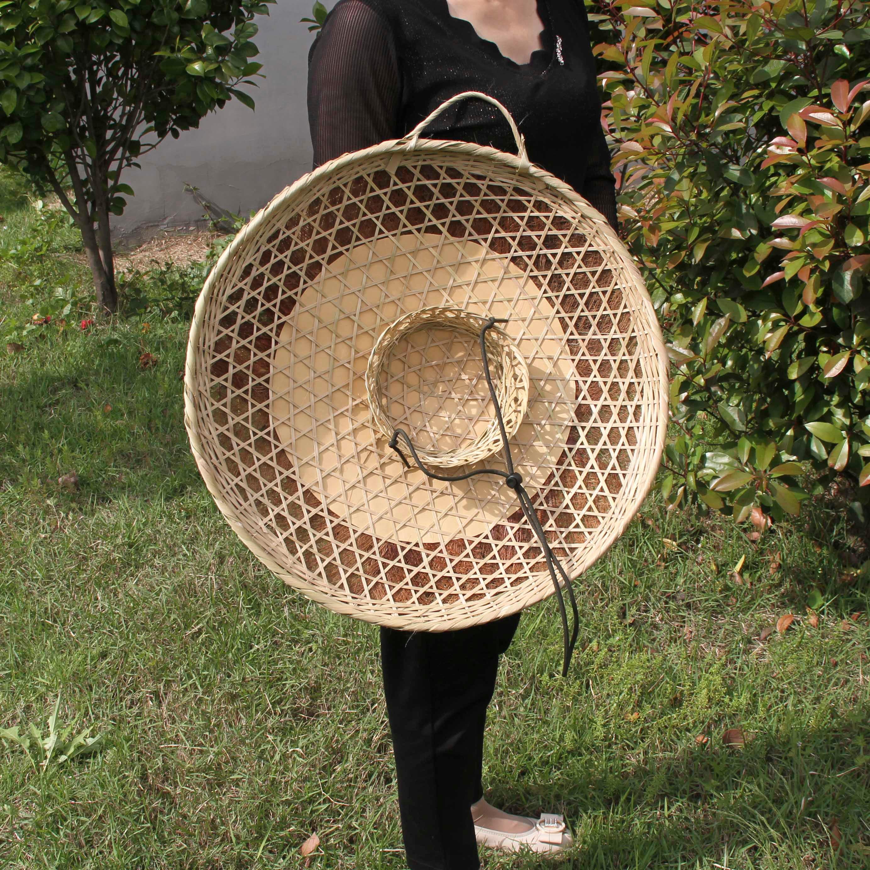 Bamboo Hat Party Hats Asian Cap Multiple Dia. 50 Cm / - Etsy