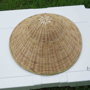 Bamboo Hat Chinese Hat Japanese Hat Conical Hat Dia 14. and 7 High - Etsy