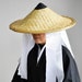 Japanese Ninja Hat Anime Cosplay Accessories Volcanic Cone Bamboo Hat ...