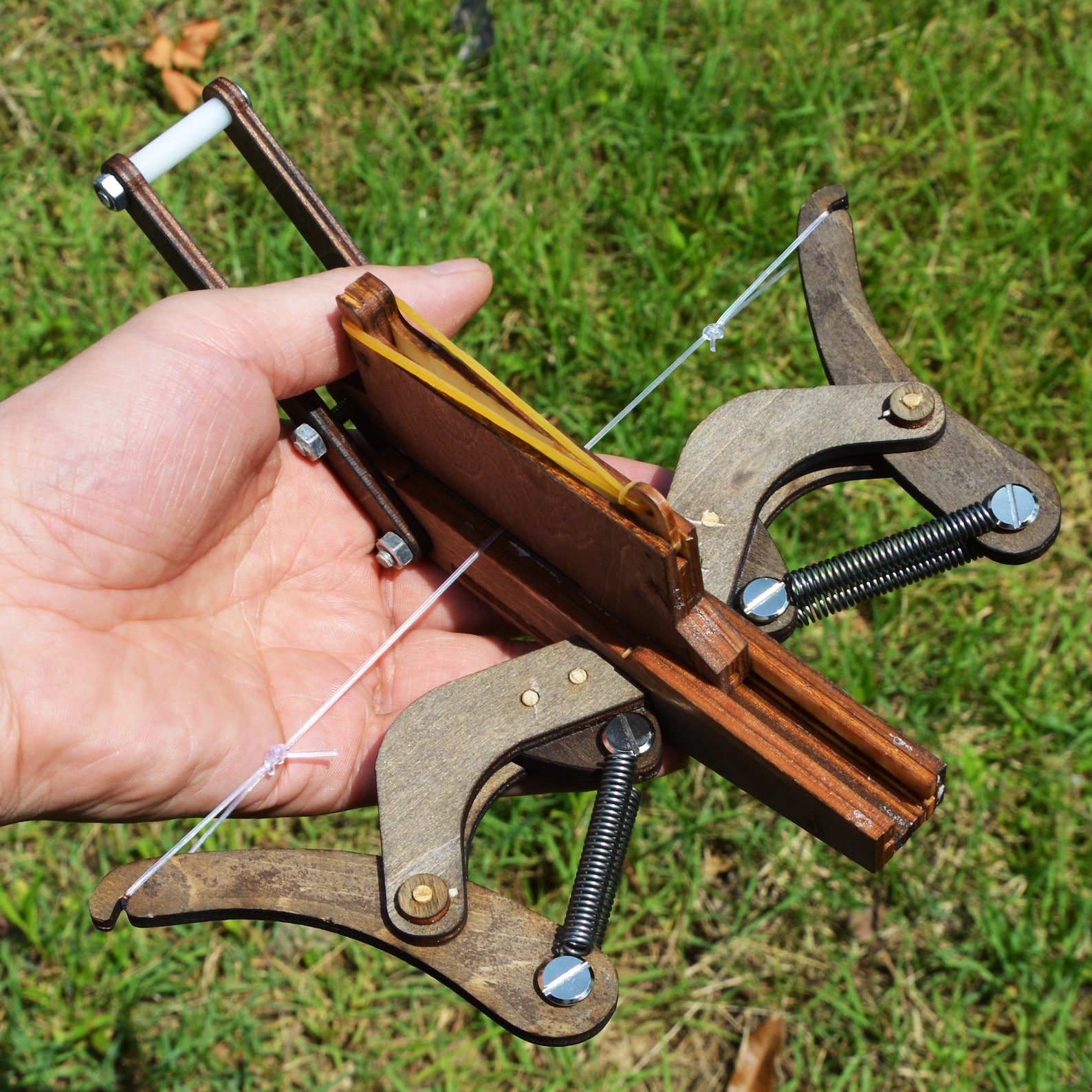 Mini Wood Crossbow 10 Bolts Semi-automatic Shoot Medieval - Etsy