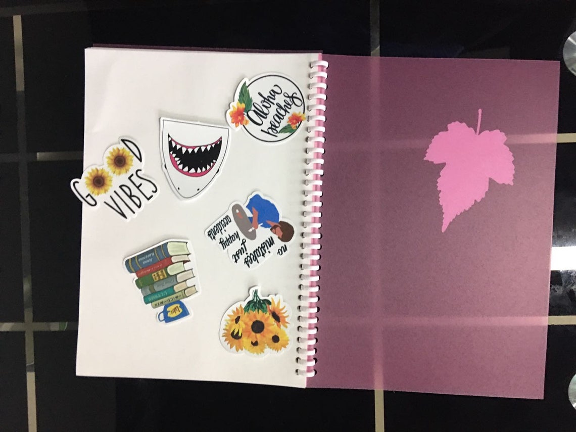 Sticker Book Sticker Collecting Album Size 10x 7 | Etsy