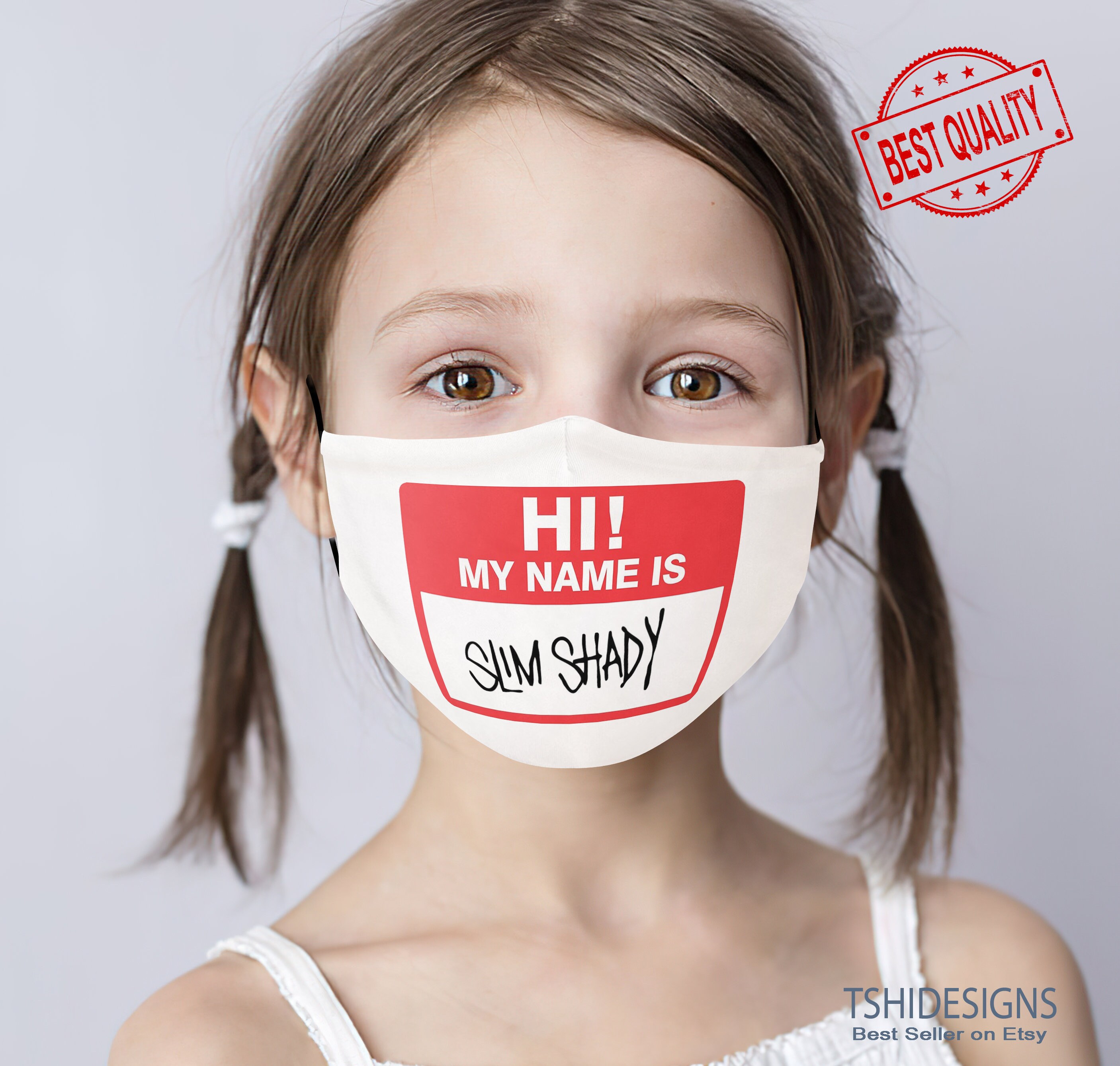 Eminem Slim Shady Mask Printed Facial Decorations For Women | Etsy