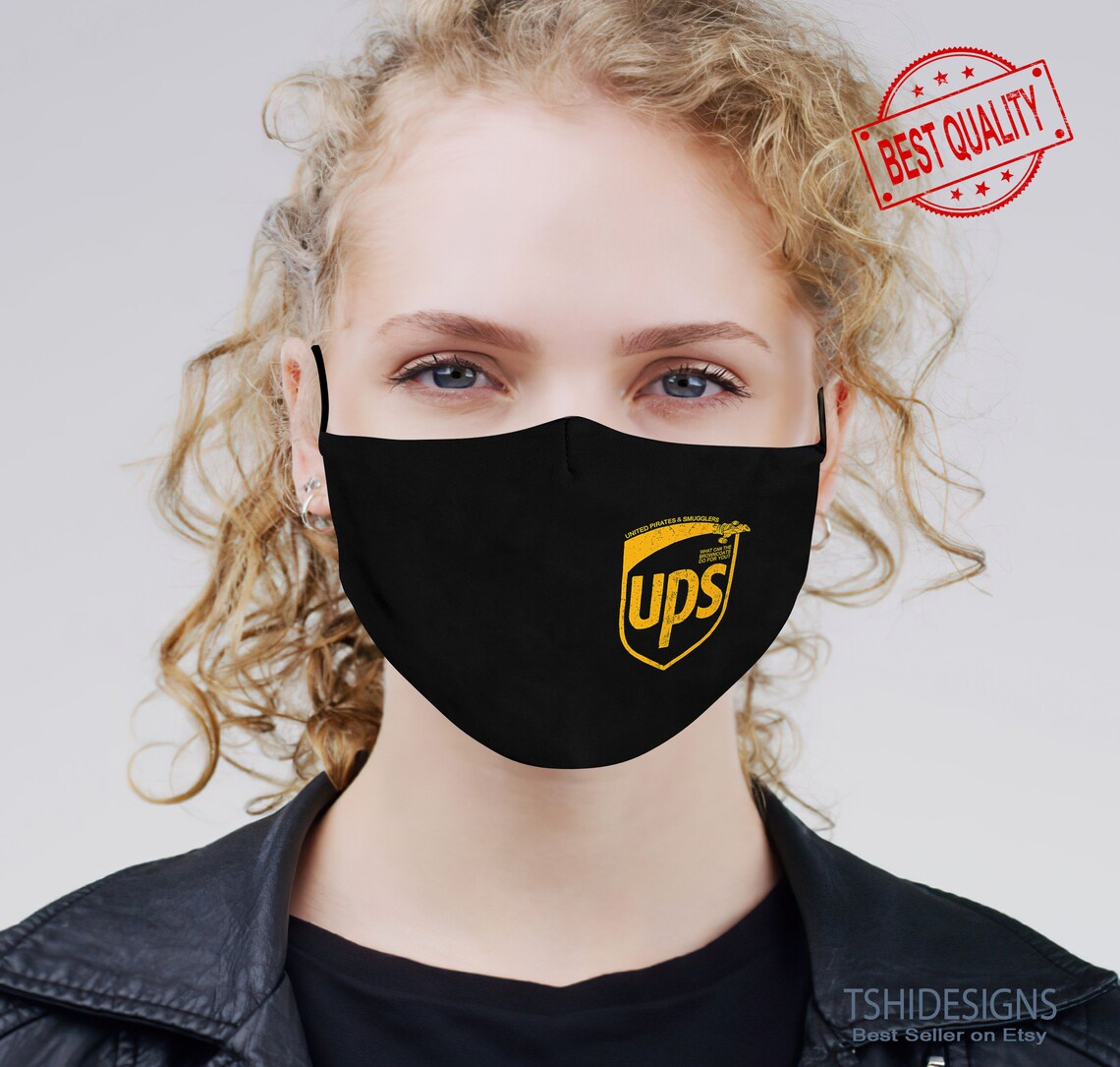 UPS Logo Face Mask Anti Blur Band Stoppers Reusable Mouth | Etsy