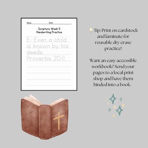 Scripture Handwriting Manuscript Practice- Claritas Cycle 4 - Etsy