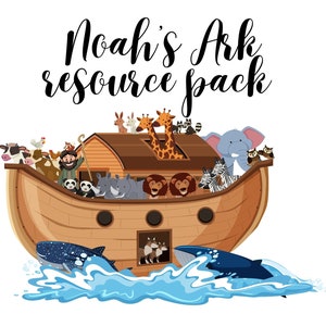 Noah’s Ark Lesson, Bible Activity, Bible Memorization Cards - Etsy