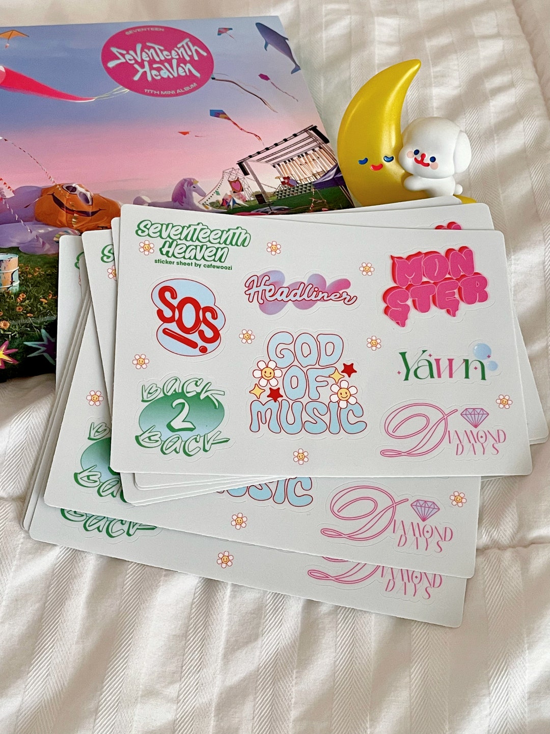 Seventeenth Heaven Sticker Sheet Vinyl Sticker 4 X 6 - Etsy