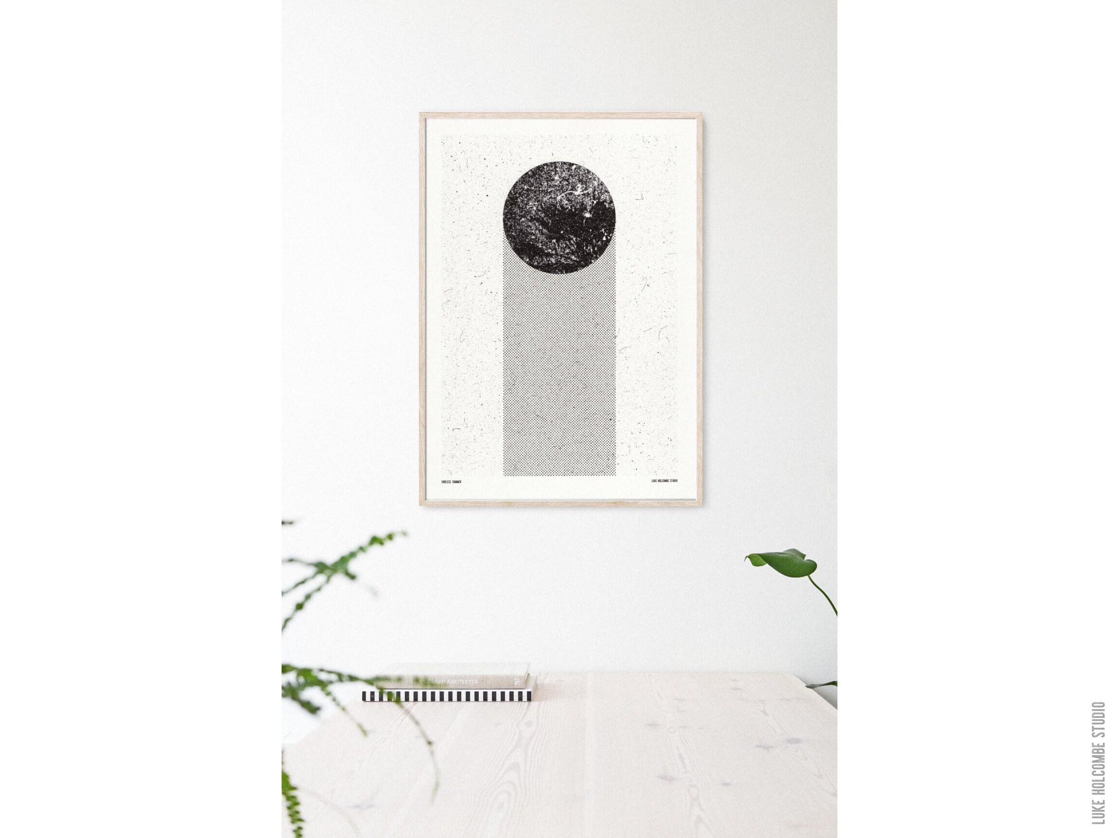 ENDLESS SUMMER Digital Art Print: Minimalist Summer Sun Poster A4, A3 ...