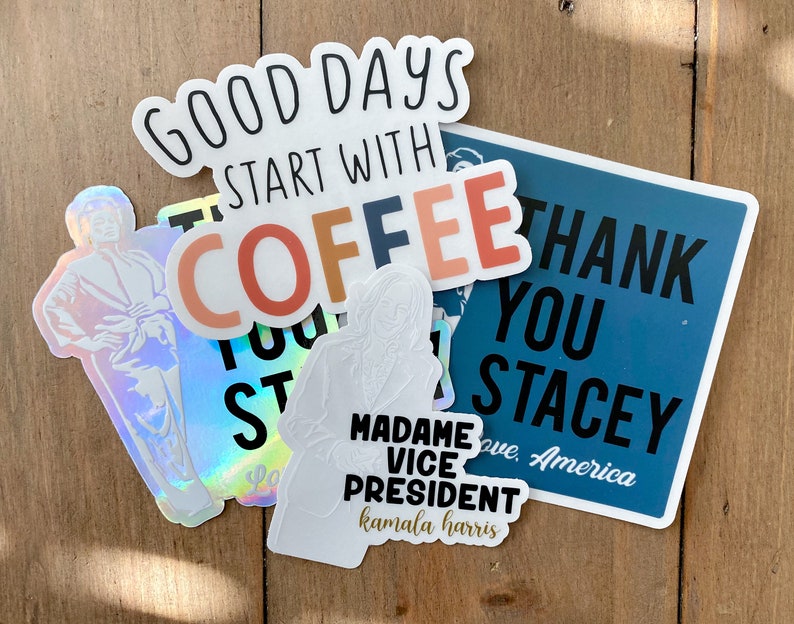 Thank You Stacey Abrams Holographic Weatherproof Sticker - Etsy