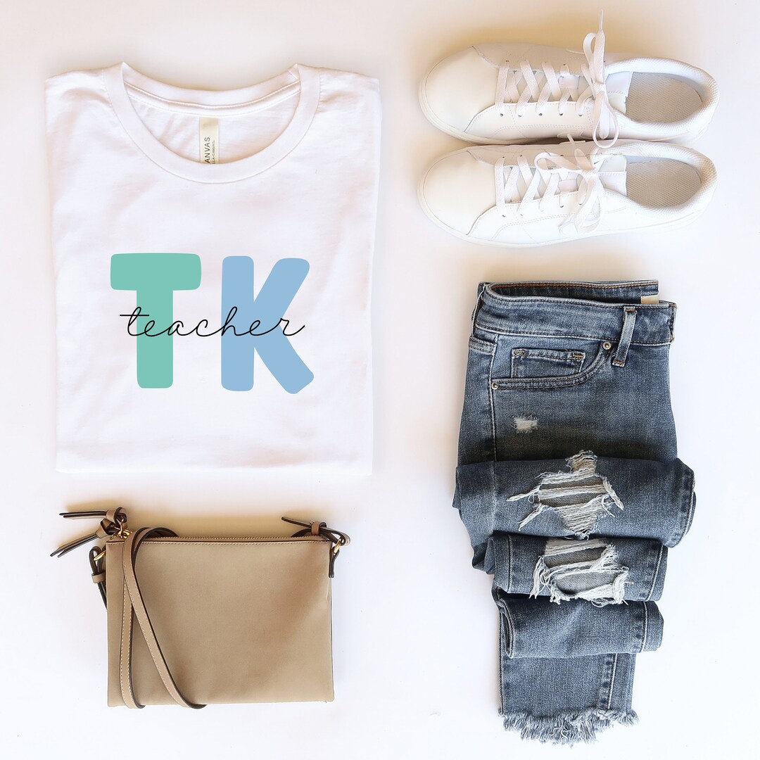 TK Teacher Shirt Back to School, Teacher Shirt, Gift for Teacher, Fun ...