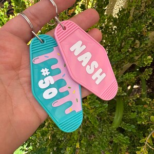Custom Baseball Ice Cream Drip Keychain: Personalized Player Number Bag ...