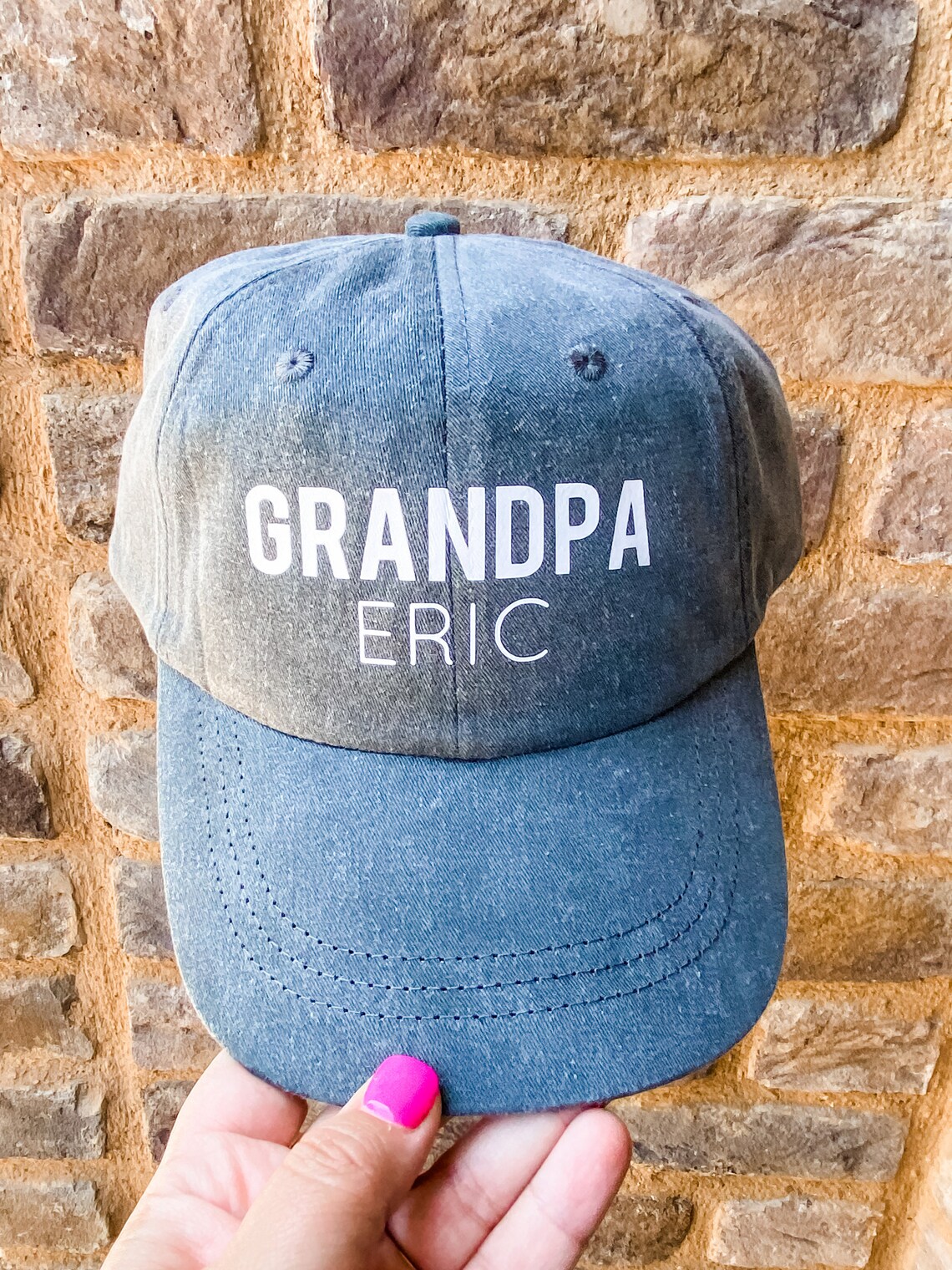 Personalized Grandma and Grandpa Hats Nana Hat Grandma and | Etsy