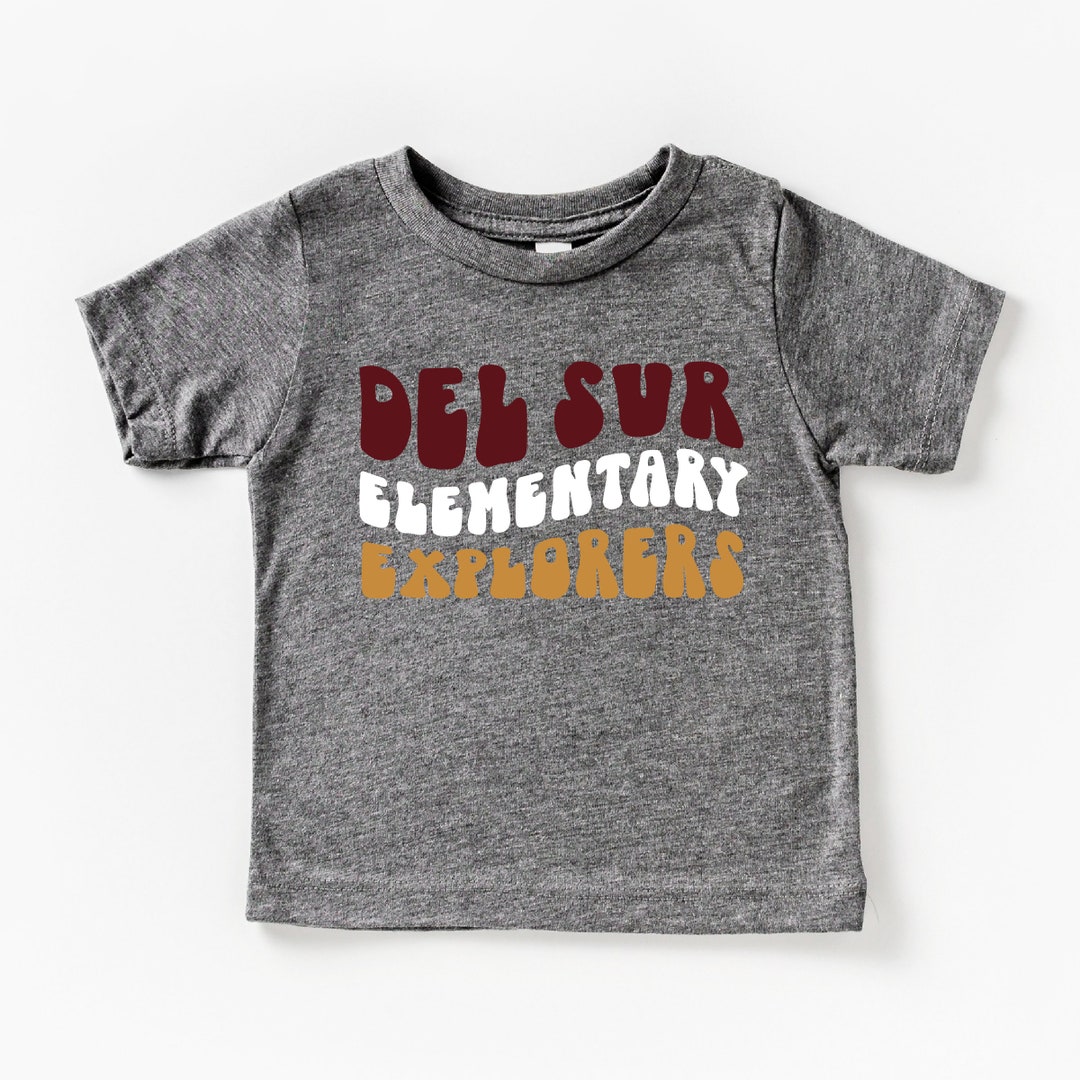 Del Sur Elementary Explorers Kids Tshirt - Etsy