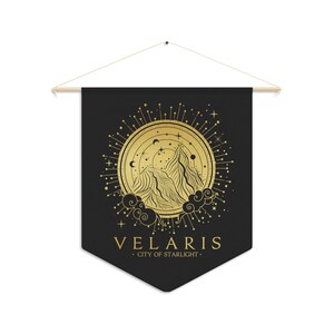 Velaris, City of Starlight ACOTAR Pennant I Magical ACOTAR Art ...
