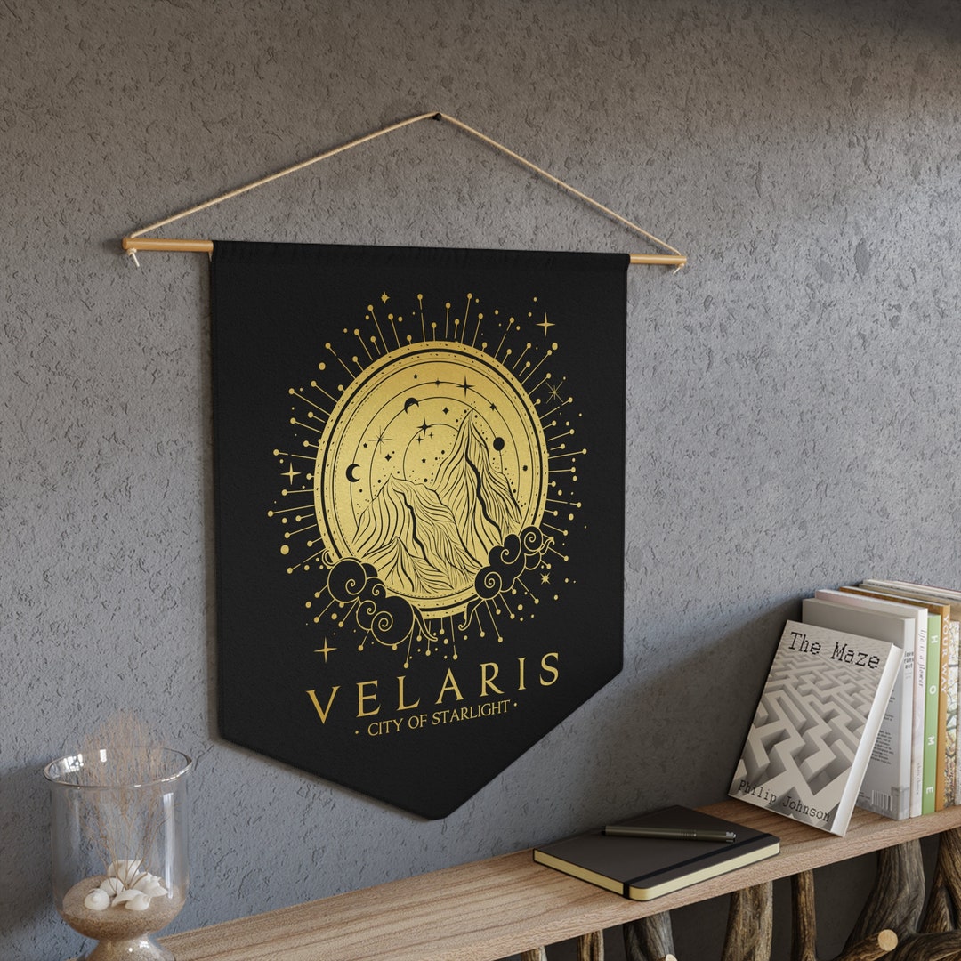Velaris, City of Starlight ACOTAR Pennant I Magical ACOTAR Art ...