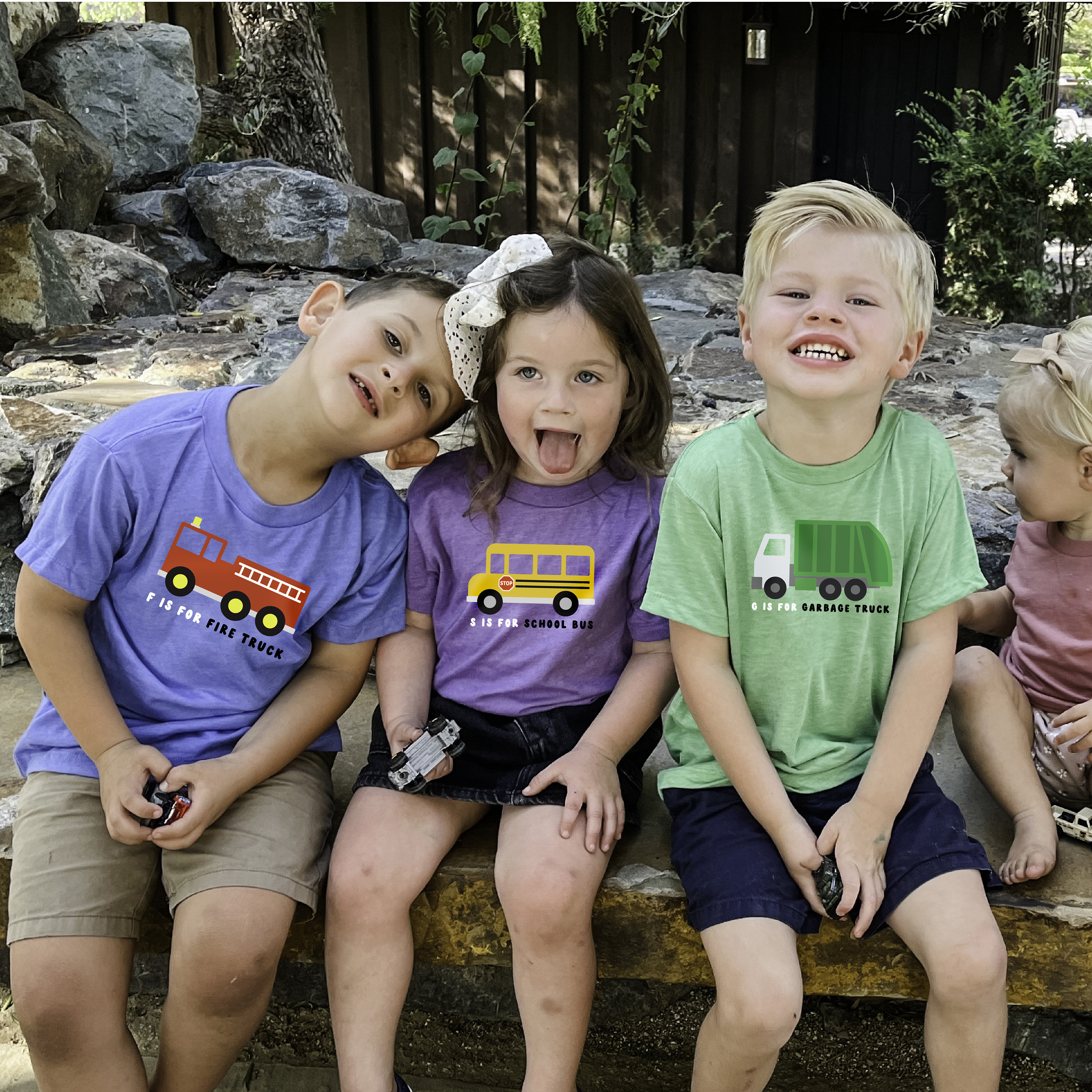 School Bus Toddler/youth Long Sleeve T-shirt Little Boys - Etsy