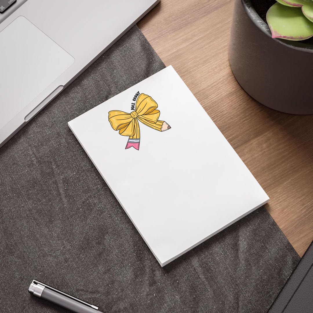 Personalized Teacher Sticky Notes Bundle | Fun & Colorful Sticky Notes ...