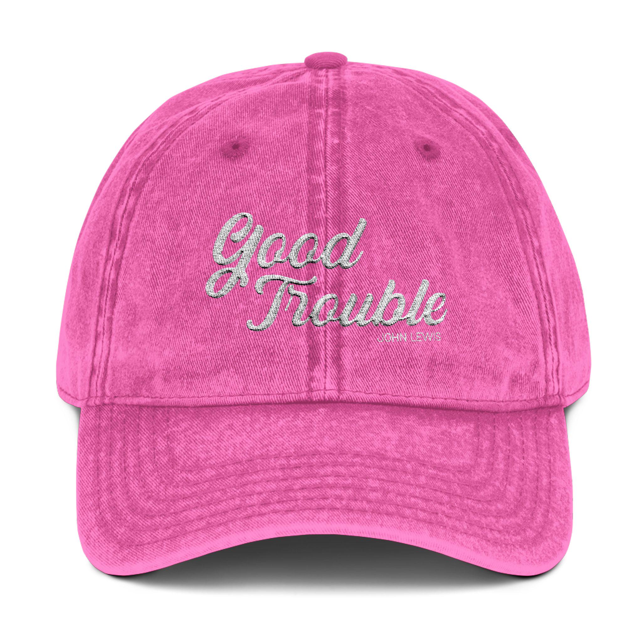 Good Trouble John Lewis Hat: Vintage Cotton Twill Cap - Etsy