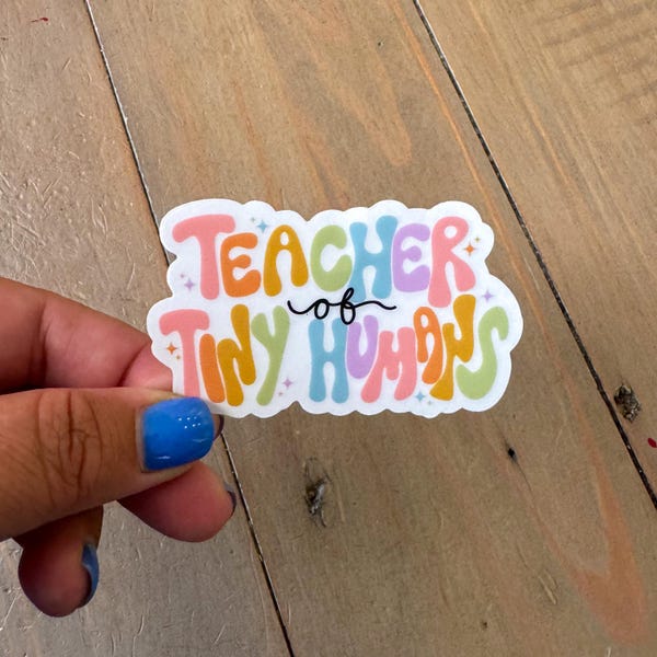 Teacher of Tiny Humans - Etsy