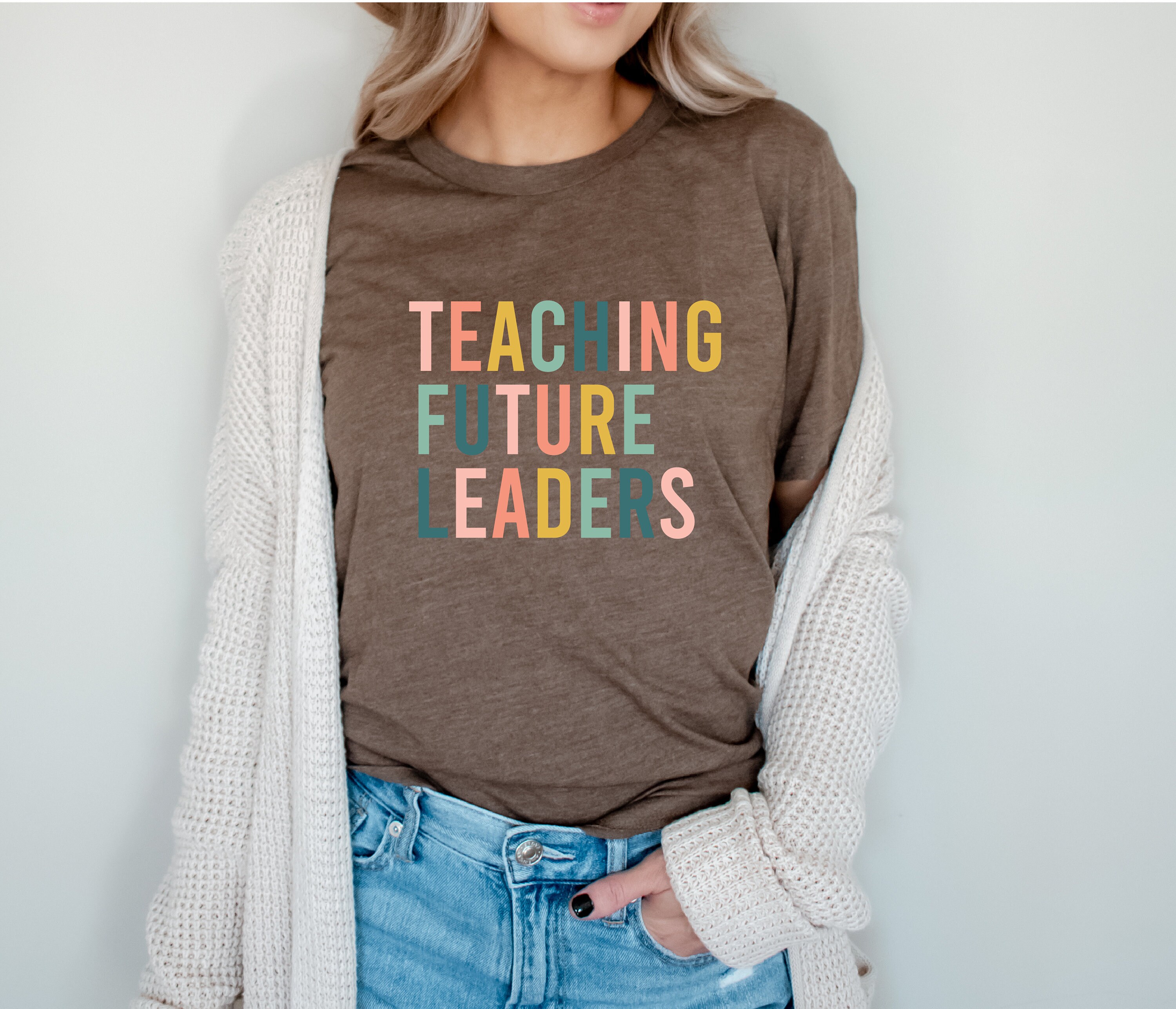 Teaching Future Leaders Tshirt Teacher Gift Teacher - Etsy