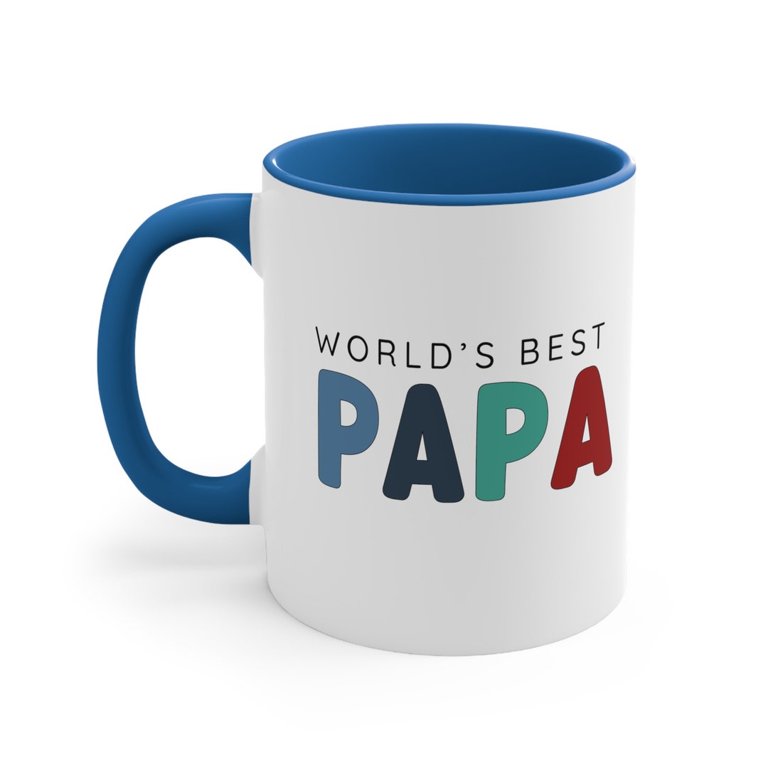 Celebrate Your Amazing Papa With 'world's Best Papa' White Mug - A ...