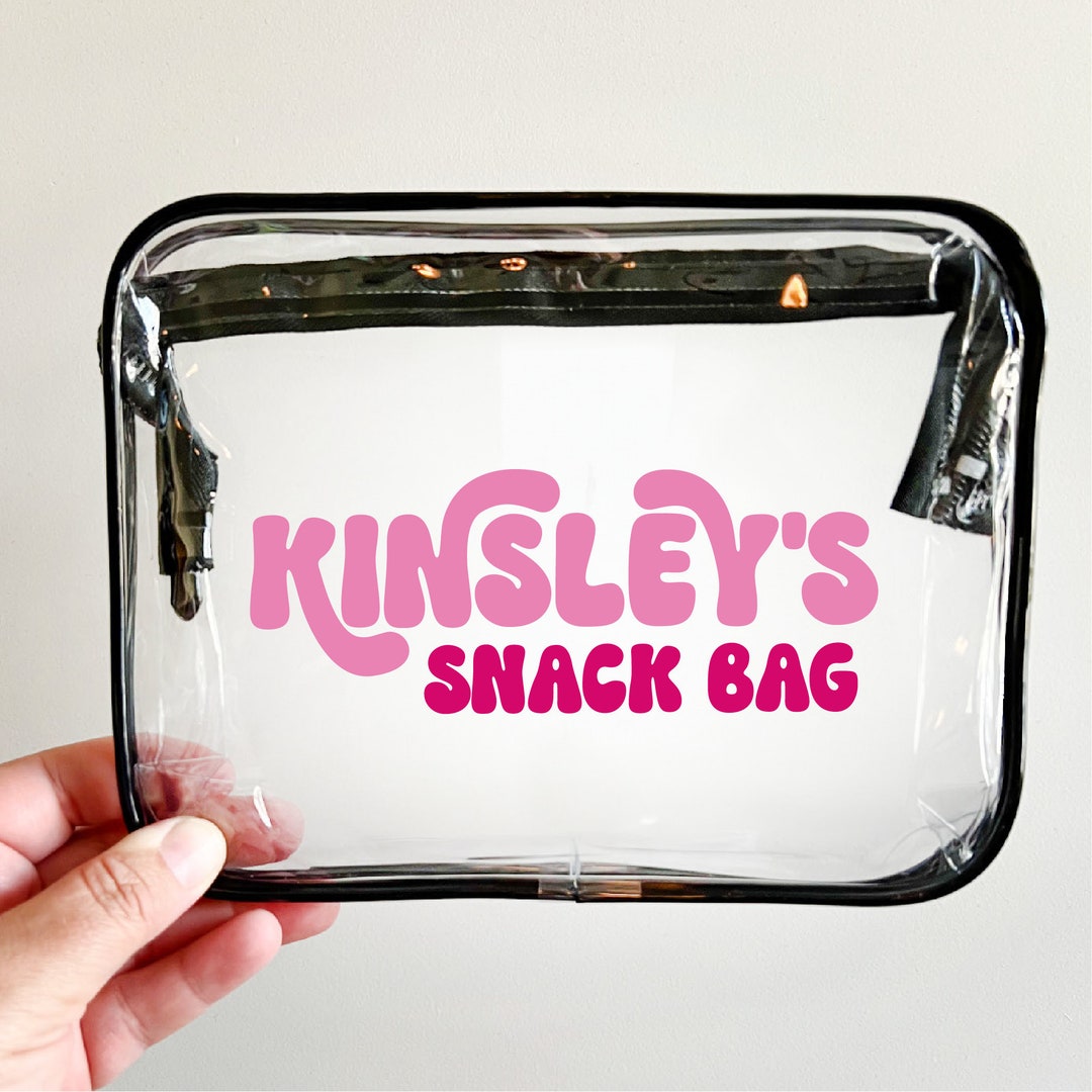 Retro Colorful Kids Snack Bag, Diaper Bag, Personalized Snack Bag ...