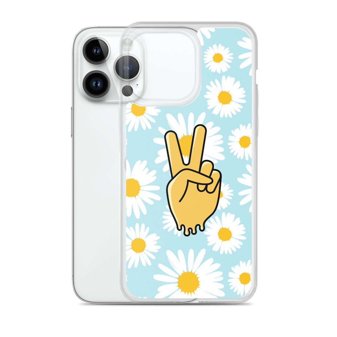 Retro Daisy With Melting Peace Sign Phone Cover for iPhone - Multiple ...