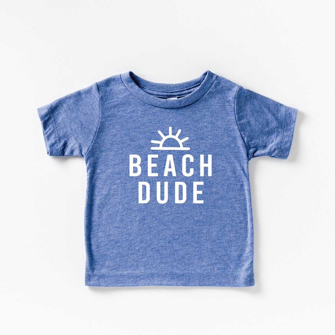 Beach Dude Kids T-shirt, Summer, Baby Beach, Toddler Beach, Boys Shirt ...