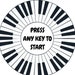 Press Any Key Digital File SVG PNG JPG Pdf Music Fan Teacher Student ...