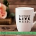 Support Live Music | Digital File | SVG PNG JPG Pdf | Music Fan Teacher ...