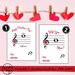 Kid Music Valentine Cards 3x4 Printable Cards and Mini Envelope JPG PDF ...