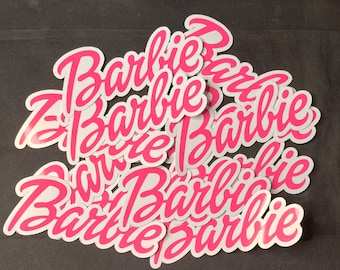 Barbie Vinyl Stickers - Etsy