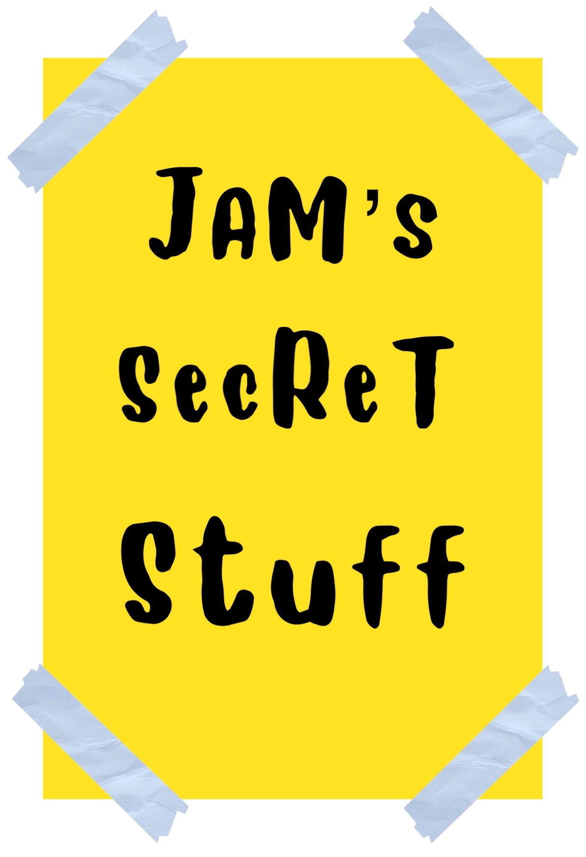 Space Jam: Custom Michaels Secret Stuff Drink Label Download - Etsy