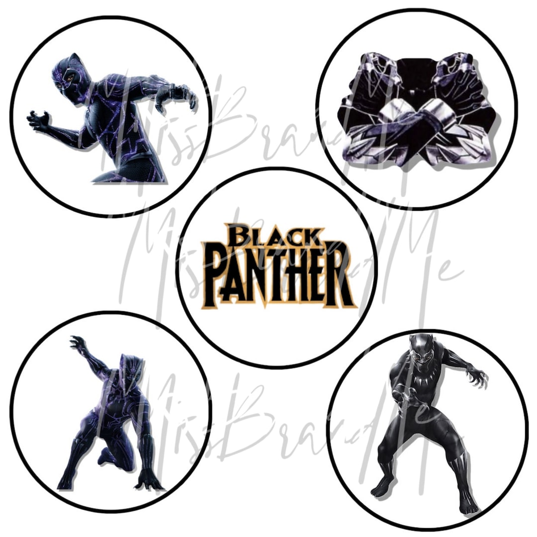 Black Panther Theme, Stickers, Character Stickers, Super-hero Themed ...